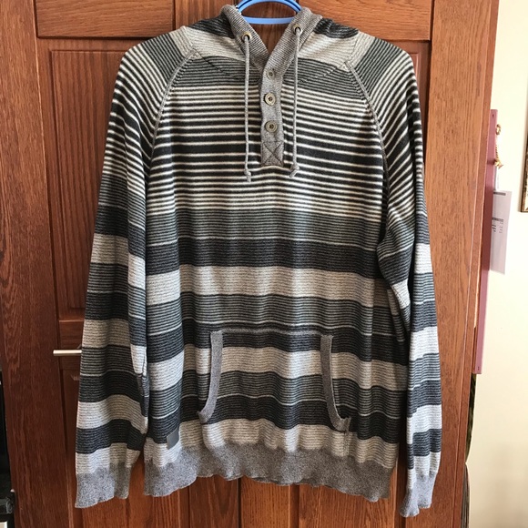Point Zero | Sweaters | Mens Point Zero Hooded Sweater | Poshmark